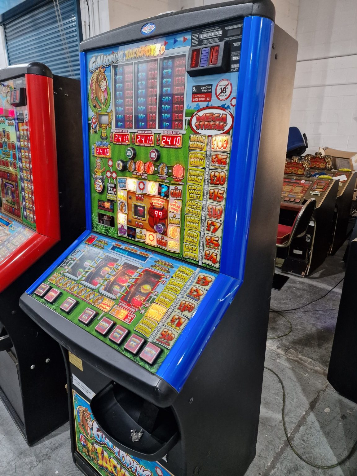 Galloping Jackpots Fruit Machine - Aztec Coin